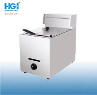 China Countertop 6L Stainless Steel Gas Fryer Machine For Chicken Commercial for sale