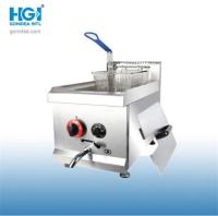 China 14L Single Tank 4500W Steel Electric Deep Fryer With Oil Filtration for sale