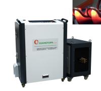 China 60KW Water Cooling Induction Forging Furnace For 50mm Steel Bar Heating for sale
