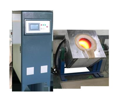 China Touchscreen Industrial Induction Heating Machine With Auto Dumping Melting Furnace for sale