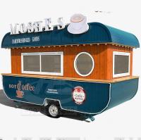 China FRP Mobile Kitchen Trailer Food Cart Trailer Mobile Catering Trailer for sale