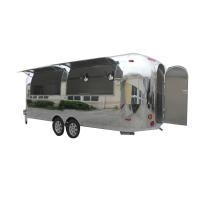 China Four Road Wheels Concession Food Trailer Truck Movable Food Cart Kiosk for sale