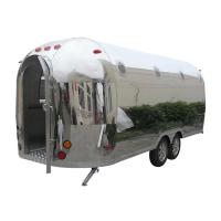China Four Road Wheels Concession Food Trailer Truck Movable Food Cart Kiosk for sale