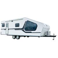 China Comfortable Caravan Travel Trailer Interior Height Compact Camper Trailer for sale