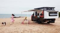 China Stable Travel Trailer Caravan Independent Suspension System Aluminum Rv Trailers for sale