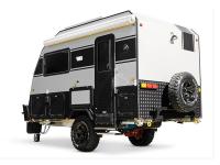 China Tiny Small Camper Trailer 4 Person Rv Trailer With Varying Towing Capacity for sale