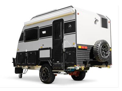 China Tiny Small Camper Trailer 4 Person Rv Trailer With Varying Towing Capacity for sale