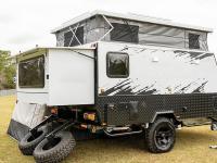 China Single Double Axle 2 Person Camper Trailer Weight Varies Small Off Road Trailer for sale
