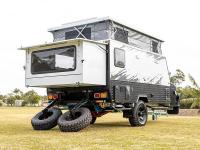 China Single Double Axle 2 Person Camper Trailer Weight Varies Small Off Road Trailer for sale
