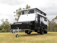 China Single Double Axle 2 Person Camper Trailer Weight Varies Small Off Road Trailer for sale