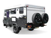 China Parking Handbrake Small Camper Trailer Single Double Axle Travel Trailer Electromagnetic for sale