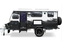 China Parking Handbrake Small Camper Trailer Single Double Axle Travel Trailer Electromagnetic for sale