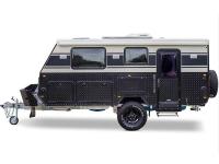 China Recreational Small Lightweight Travel Trailers 4 Person Camper Trailer Multifunctional for sale