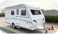 China Large Movable Vehicle RV Travel Trailer Entertainment Couples Travel Trailer for sale