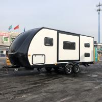 China 4-8 People Caravan Travel Trailer Black Water Capacity Small Travel Trailers for sale