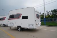 China Safety Mini Travel Trailers Double Single Axle Camper Trailer 4-6 Room for sale