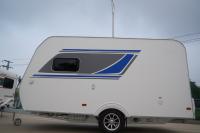 China Flatness Small Camper Trailer FRP Lightweight Rv Camper Trailers With Kitchen for sale