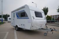 China Compact Towable Small Camper With Bathroom Tiny Camper Trailer Multi Compartment for sale