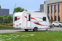 China Air Conditioning Family Camper Trailer 1-2 Beds Camping Overland Trailer for sale