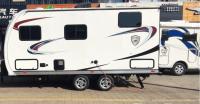 China Portable Fiberglass Travel Trailer Varies Fuel Type Fiberglass Rv Campers Card Seat Sofa for sale