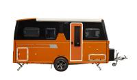 China 4 People RV Camper Trailer 4 Person Camping Trailer Overall Size 5950mm for sale