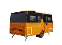 China 4 People RV Camper Trailer 4 Person Camping Trailer Overall Size 5950mm for sale