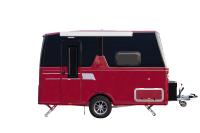 China Aluminum FRP Lightweight Camping Trailer Outdoor Adventure Ultra Light Camper Trailer for sale
