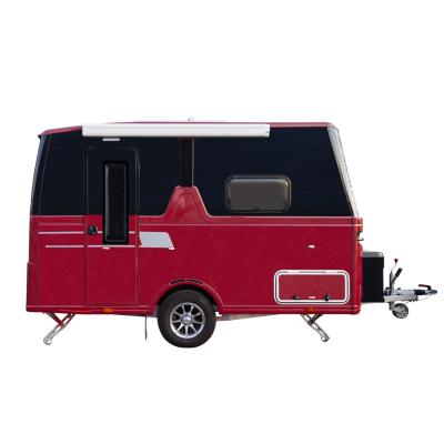 China Touring Aluminum Camper Caravan Trailer FRP Campervan Caravan Camper Trailer 5093mm for sale