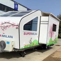 China 3 Bed Caravan Travel Trailer With Slide Out Kitchen Caravan RV 3.5m-11m for sale