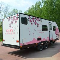 China Customizable Travel Camper Trailer With 1 Or 2 Awnings Adventure Travel Trailer for sale