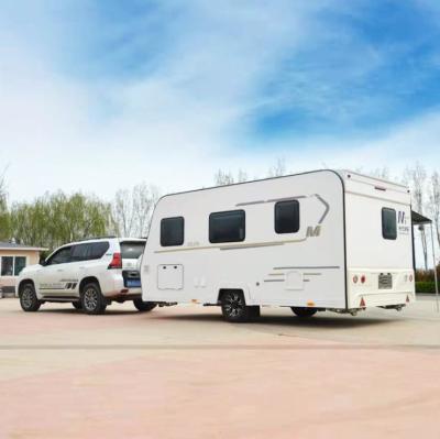China ISO Caravan RV Travel Trailer 2-8 Persons With Awning 5 Person Travel Trailers for sale