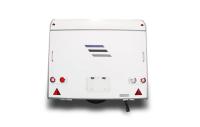 China 2-3 People Camper Caravan Trailer Portable Toilet Lithium Battery Camper Trailer for sale