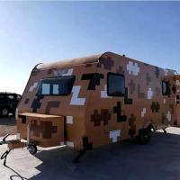 China 2-8 Persons Fiberglass Molded Travel Trailers Customizable Battery Mini Rv Camper for sale