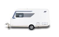 China Varies Sizes Fiberglass Travel Trailer Camper Trailer Caravan With Special Chassis for sale