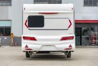 China ALKO Chassis Fiberglass Travel Trailer Varies Exterior Size Holiday Rambler Motorhome for sale