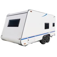 China 600AH Battery Fiberglass Campers 3000W Inverter Recreational Camper Trailer for sale