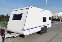 China 600AH Battery Fiberglass Campers 3000W Inverter Recreational Camper Trailer for sale