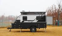 China Portable Off Road Travel Camper 80L Aluminium Camper Trailer Fibreglass Travel Trailers for sale