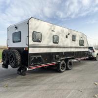 China Awning 4x4 Off Road Camper Trailers All Terrain Tires 4x4 Off Road Trailers for sale