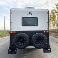 China Alloy Wheels Off Road Trailer Camper Air Conditioner Off Grid Camper Trailer for sale