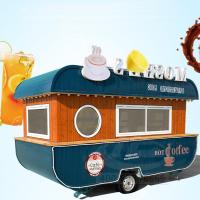 China Aluminum Mobile Kitchen Trailer 2-4 Wheels Camping Trailer Kitchen With Ventilation for sale