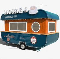 China Fiberglass Food Kitchen Trailer Aluminum Portable Kitchen Trailer Small Shop for sale