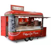 China Silver Refrigeration Concession Food Trailer Beverage Food Vending Trailer for sale