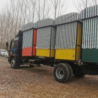 China 4 Wheels Stainless Steel Mobile Food Cart With 2 Doors Burger Van Trailer for sale