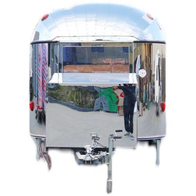 China 2 Windows Concession Food Trailer 2 Shelves Portable Catering Trailer for sale