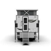 China Optional Color Truck Camper Trailers Sleeping Capacity Truck Bed Trailer Camper for sale