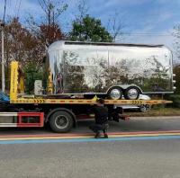 China ISO Portable Toilet Shower Trailer ROHS Bathroom Shower Trailer 6m for sale