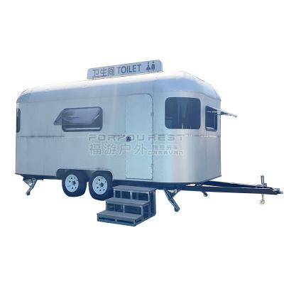 China Customizable Restroom Shower Trailer Portable Shower Restroom Trailers WC Truck for sale