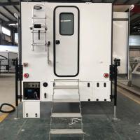 China Stainless Steel Truck Camper Trailers Kitchen Outdoor 4x4 Pick Up Trailer Camper for sale