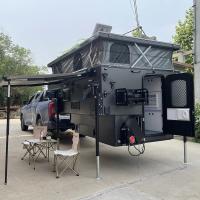China Topper Truck Travel Trailer Outdoor Foldable Offroad RV Pick Up 4x4 Pop Up Trailer for sale